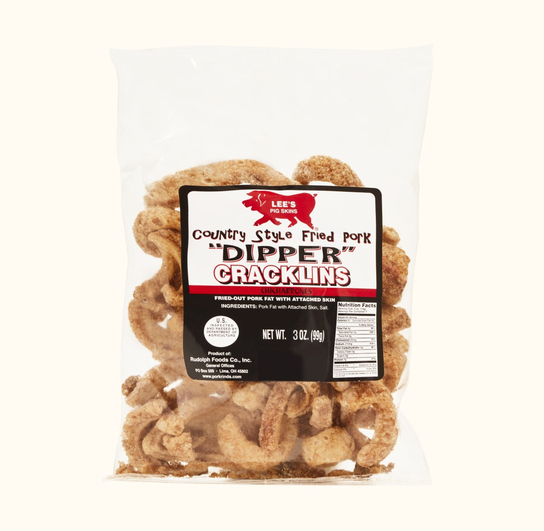 Country Style Fried Pork Dipper Cracklins | Lee's - PorkRinds.com