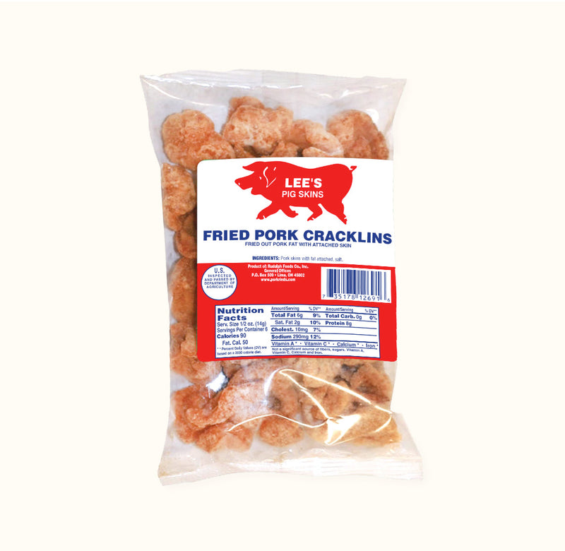 Salted Pork Cracklin Tenders | Lee's Pig Skins - PorkRinds.com